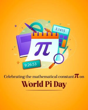 Get World Pi Day Images and Poster from Brands.live