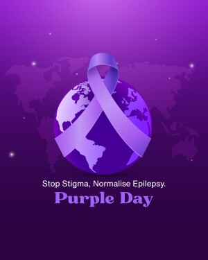 Get Purple Day Images and Poster from Brands.live