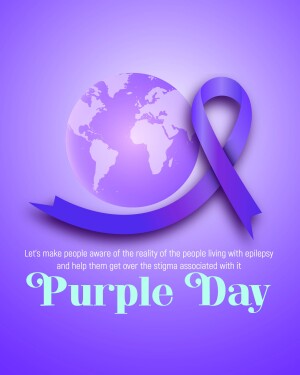 Get Purple Day Images and Poster from Brands.live