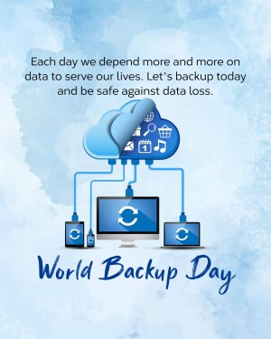 Download FREE World Backup Day Poster From Brands.live