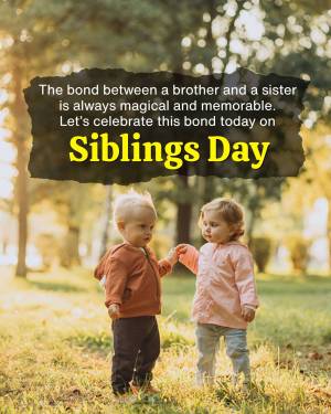 Download FREE Siblings Day Poster From Brands.live