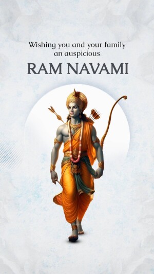 Download FREE Ram Navami Insta story Posts | Brands.live