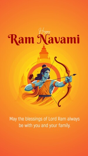 Download FREE Ram Navami Insta story Posts | Brands.live