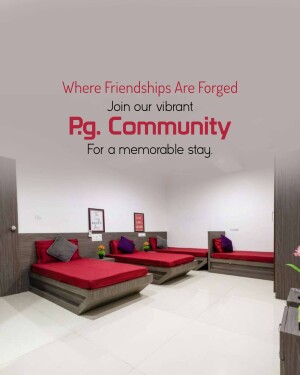 PG Community Room Status Post For Twitter