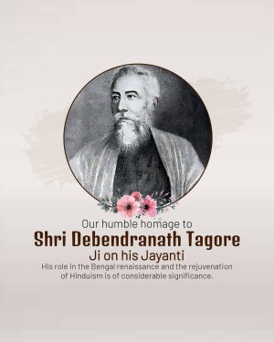 Download FREE Debendranath Tagore Jayanti Images from Brands.live