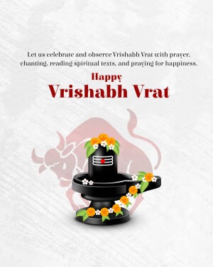 5000+ Vrishabh vrat Images & Videos | Vrishabh vrat Poster Make - 2024