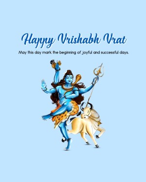 5000+ Vrishabh vrat Images & Videos | Vrishabh vrat Poster Make - 2024
