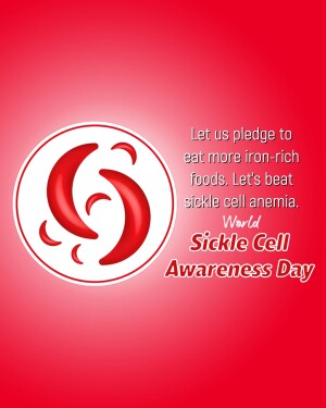 World Sickle Cell Awareness Day Design For Instagram