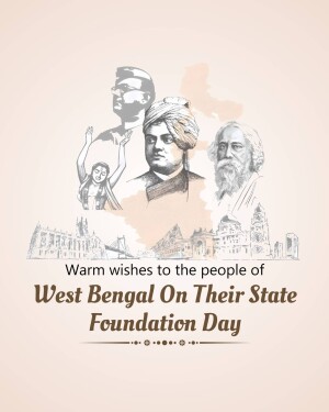 West Bengal Foundation Day Poster Maker - Free Download on Brands.live