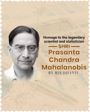 9500+ Prasanta chandra mahalanobis jayanti Images & Videos | Prasanta ...