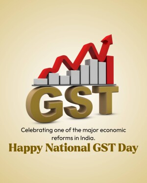 National GST Day Poster Maker - Free Download on Brands.live