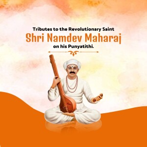 Sant Namdev Maharaj Punyathithi Promotional Banner For Pinterest