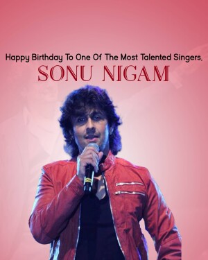 Sonu Nigam Birthday Wish Advertisement For Snapchat
