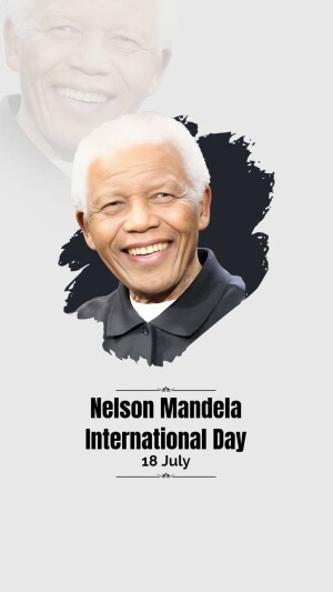 Nelson Mandela Silhouette In Africa Post For X