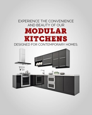 7500+ Modular kitchen Images & Videos | Modular kitchen Poster Maker - 2025