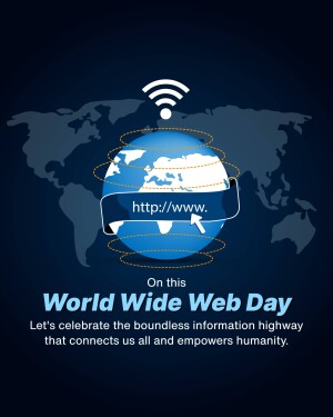 world wide web day images, Poster and videos | Brands.live