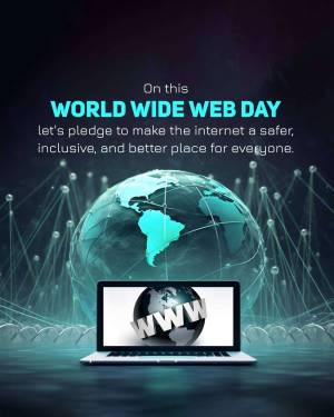 world wide web day images, Poster and videos | Brands.live