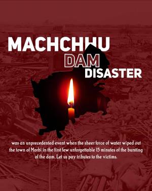 Machchhu Dam Disaster Remembrance Day images, photos and poster ...