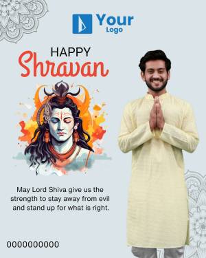 Shravan Month Wishes Design Templates | Brands.live