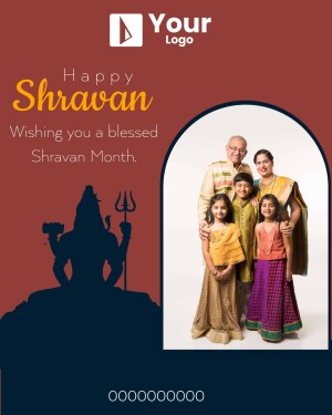 Shravan Month Wishes Design Templates | Brands.live