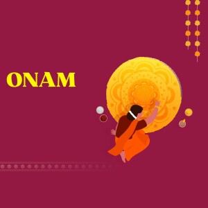 Beautiful Atham Pookkalam Poster For Threads