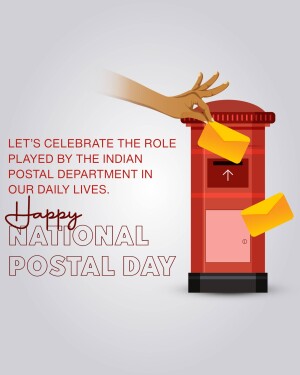Get National Postal Day images and Poster from Brands.live