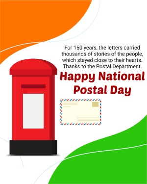 Get National Postal Day images and Poster from Brands.live