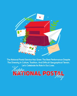Get National Postal Day images and Poster from Brands.live