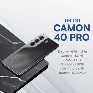 Tecno Camon 40 Pro Smartphone Advertisement For WhatsApp