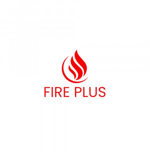 Fire Plus Logo Business Poster For Threads