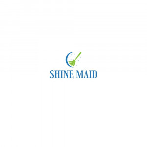 Shine Maid Cleaning Services Logo Creative Design For Twitter