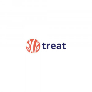 Treat Restaurant Logo Marketing Image For Twitter