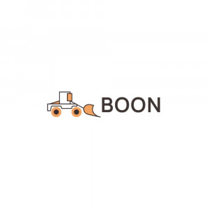 Boon Logo With Construction Vehicle Banner For LinkedIn