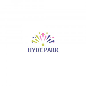 Hyde Park Logo With Fireworks Graphic For X