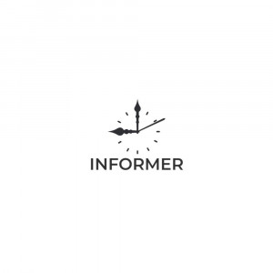Informer Clock Logo Template For Telegram