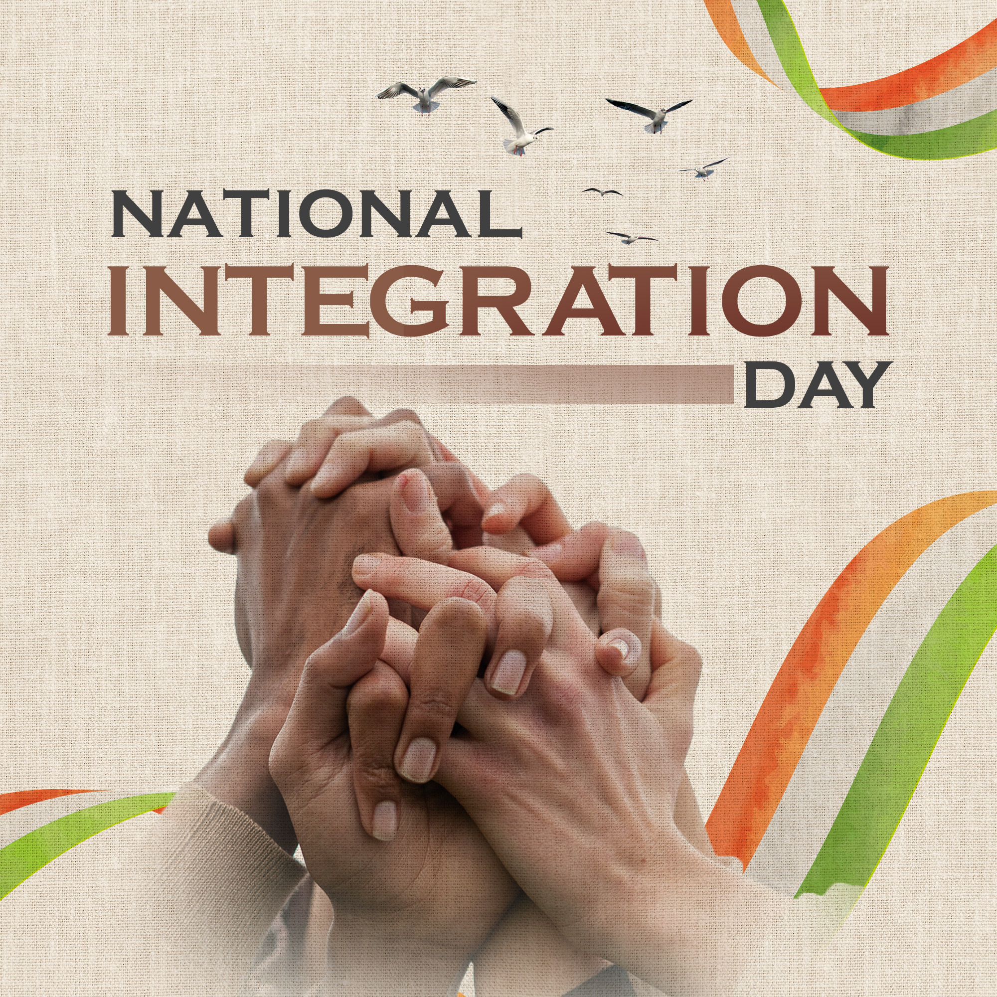 National Integration Day Logo